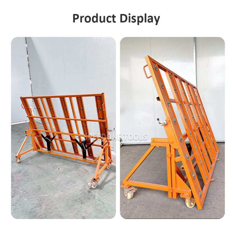 Stone Working Table Slab Transport Cart Universal Ball