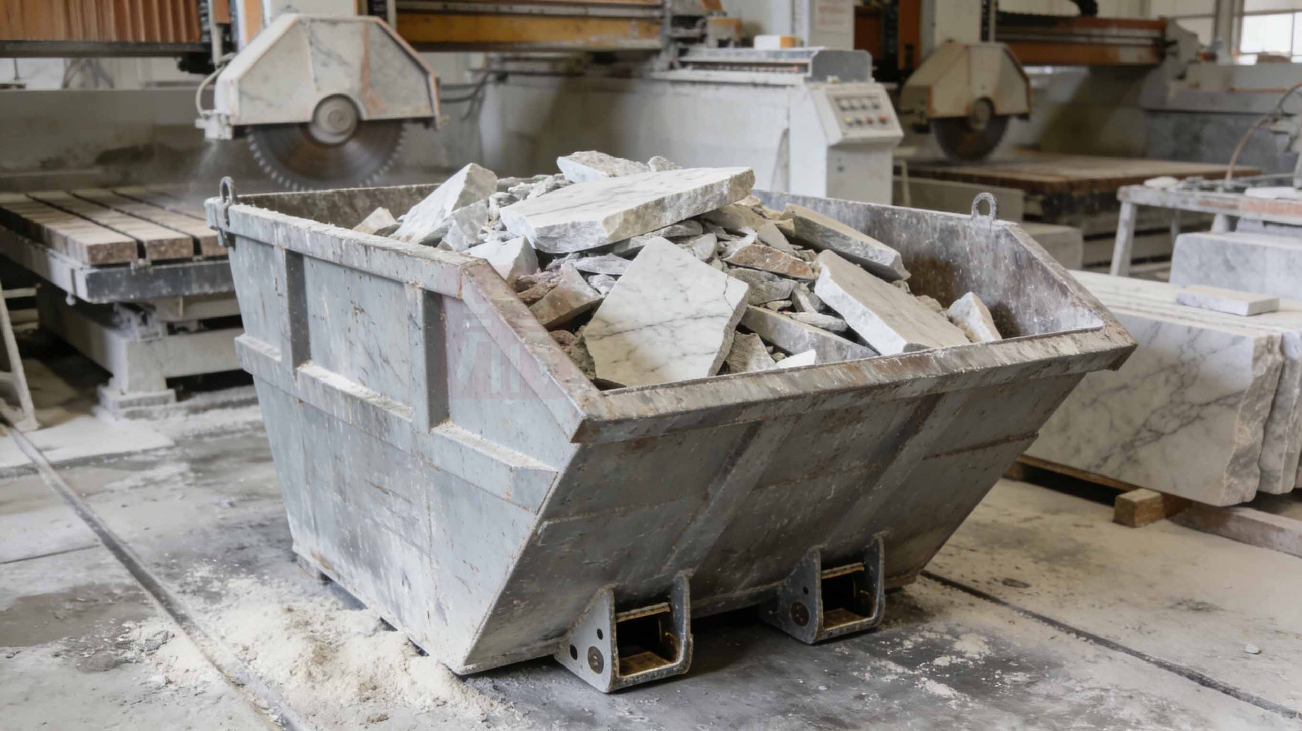 Dumpster Bin For Stone Factory | Industrial Waste Solution