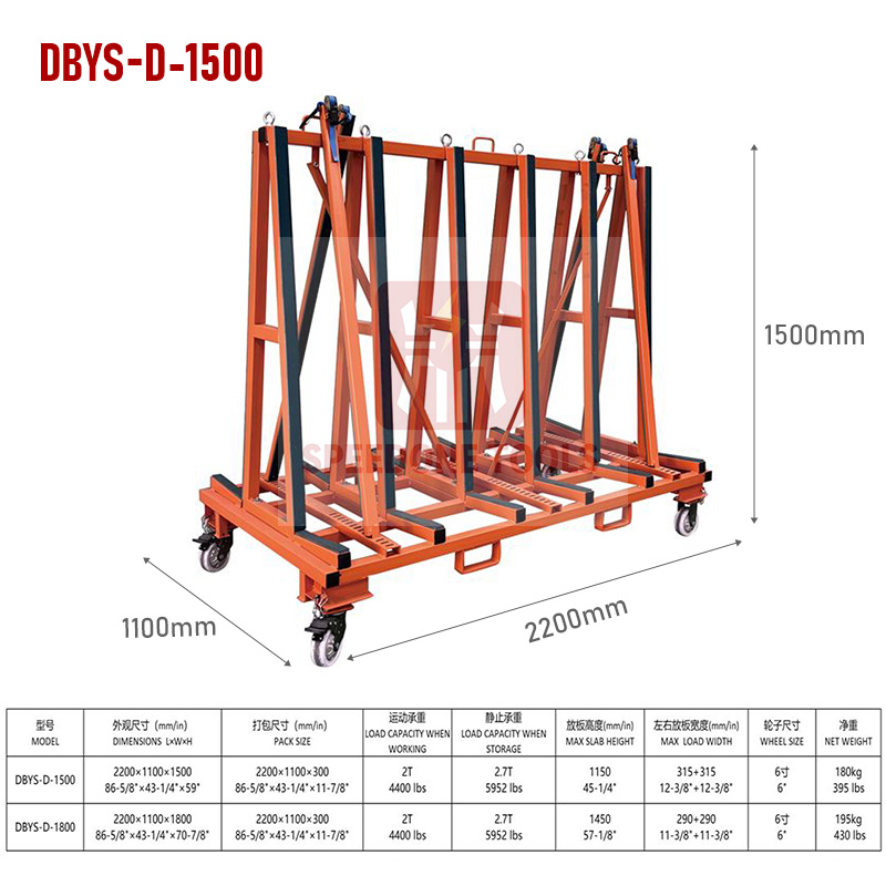 New A-Frame Metal Cart: Double-Sided For Glass And Granite, 4-Wheel ...