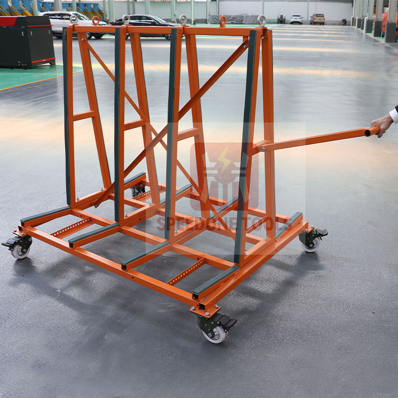 Steel A - Frame Storage And Display Rack For Stone In Showroom And ...