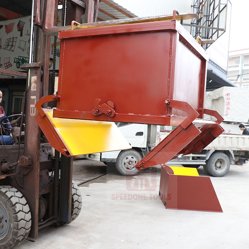Forklift Dump Hopper – Dual Opening Self Dumping Forklift Hopper For ...