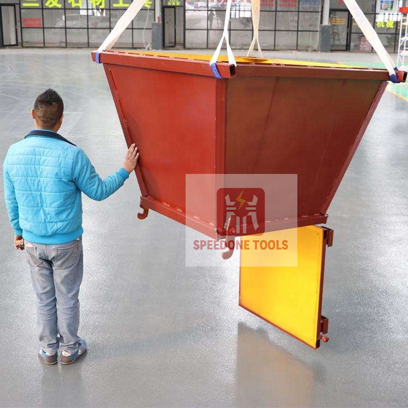 1 Cubic Meter Steel Dumping Hopper Heavy Duty | Speedone