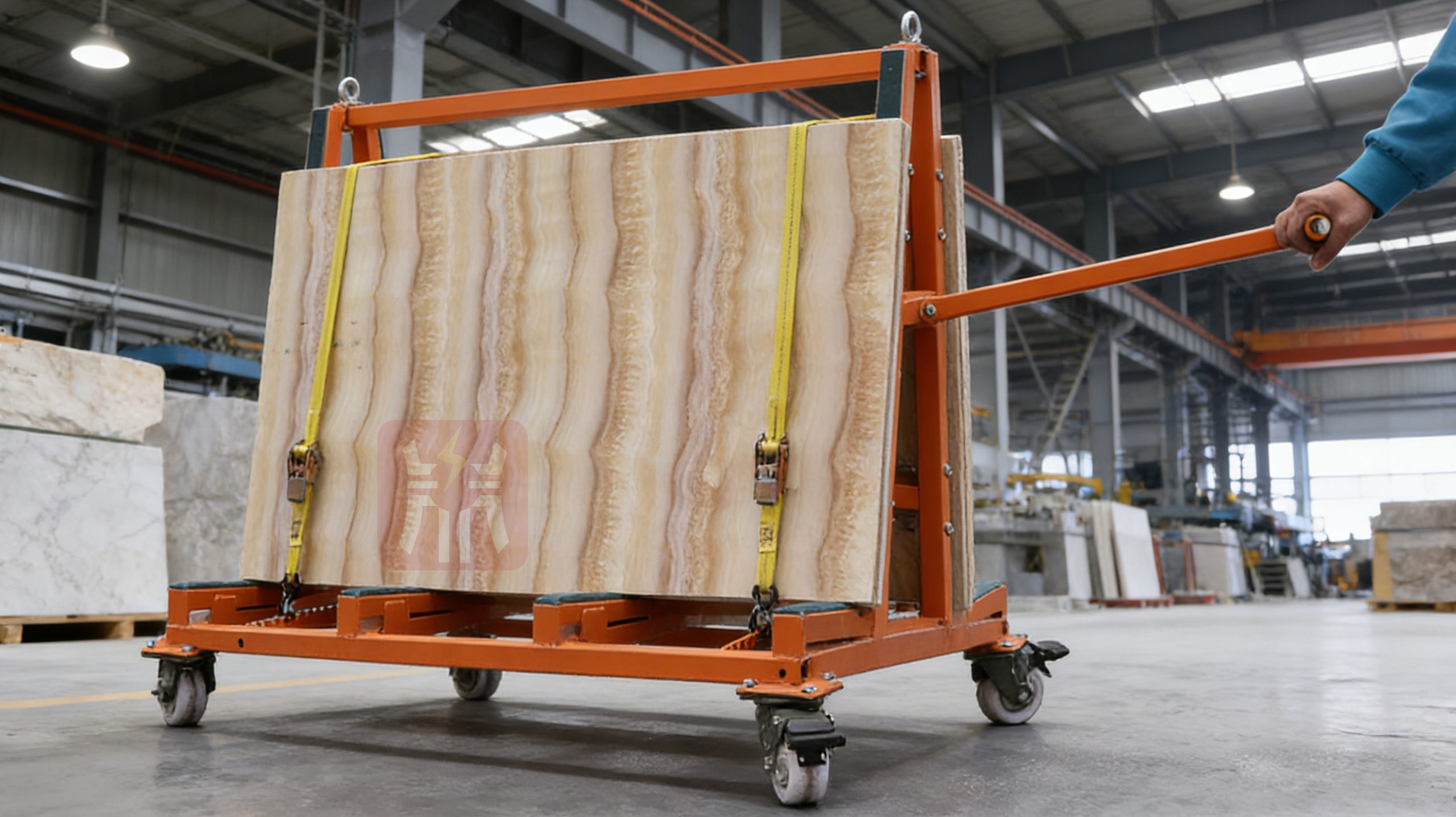 Mobile A Frame Rack For Stone Slabs | Safe Storage & Transport Solution
