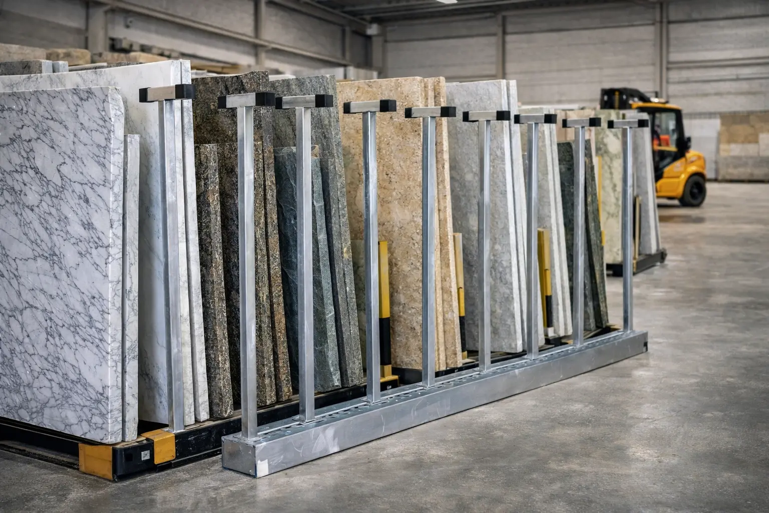 The Complete Guide To Slab Rack Systems For Stone Warehouses