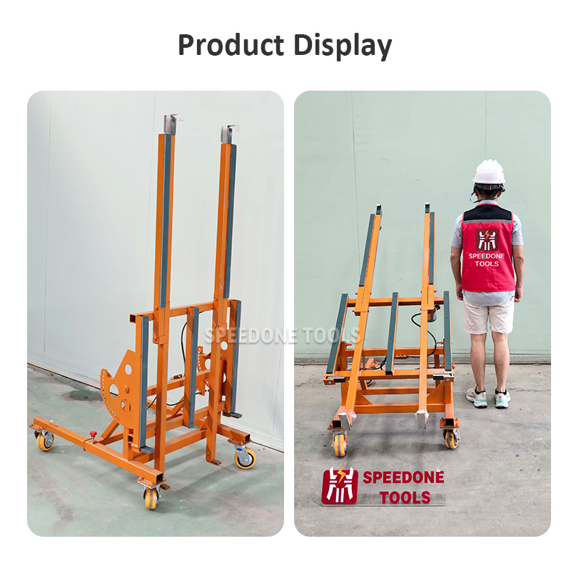 Heavy Duty Slab Transport Cart | A-Frame Design With Rubber Protection ...